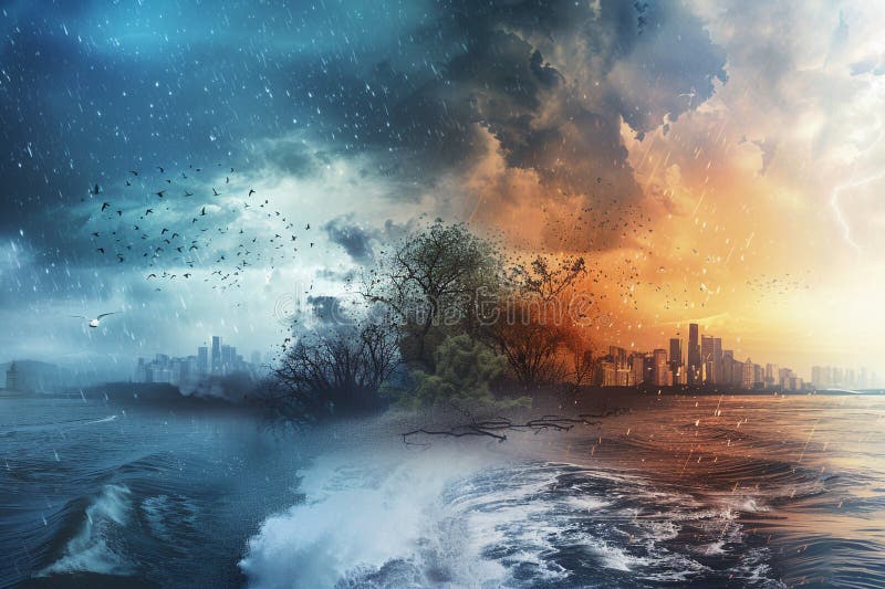 A Powerful Visual Representation of Climate Change Depicting Extreme ...