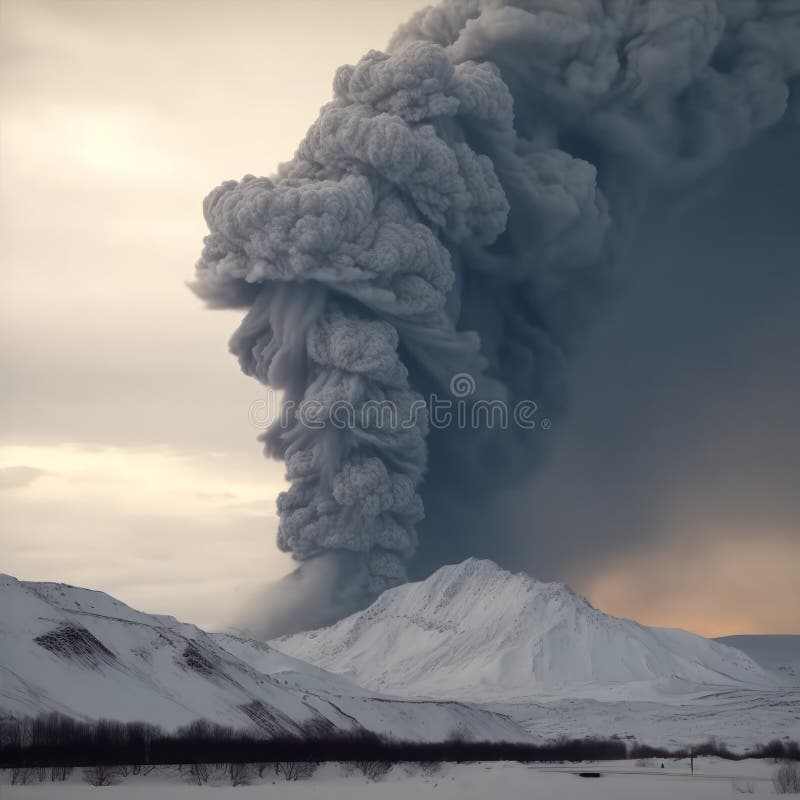 A Powerful Volcanic Eruption Occurred with the Release of Ash and Lava ...