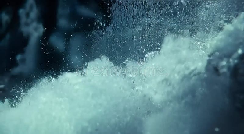 Powerful water surge stock video. Video of fragmented - 382974191