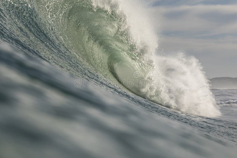 Perfect Winter Wave in NZ stock image. Image of waves - 154648949