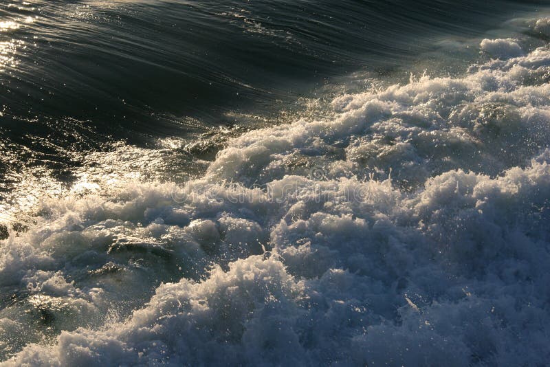 Moonrise over the Ocean stock photo. Image of waves, banks - 16974