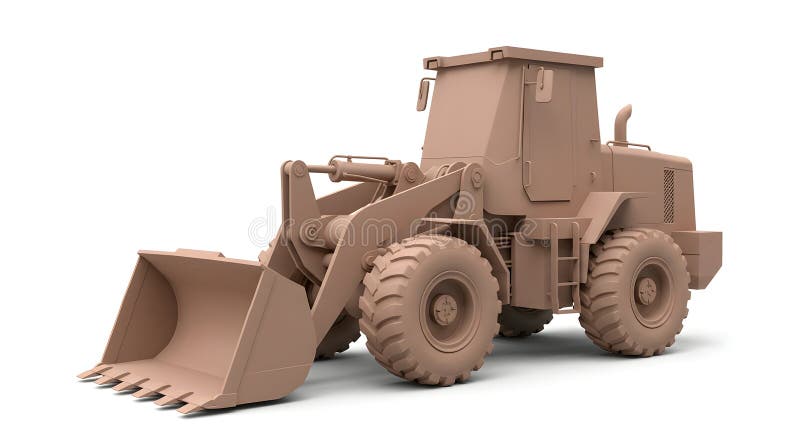 Powerful Wheel Loader Stock Illustrations – 888 Powerful Wheel Loader ...
