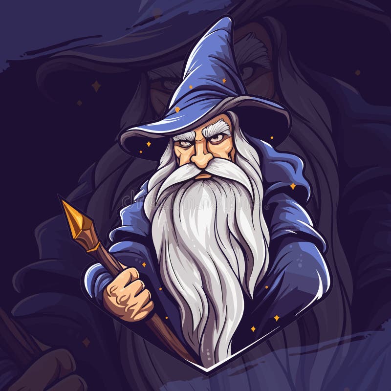 Wizardly Logo: Dynamic Illustration Vector for Sporting and E-Sport ...