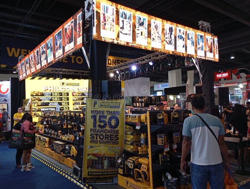 Powerhouse Booth at Philconstruct Expo in Pasay, Philippines Editorial ...