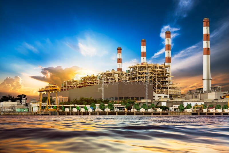 Powerhouse building stock image. Image of sunrise, morning - 94299427