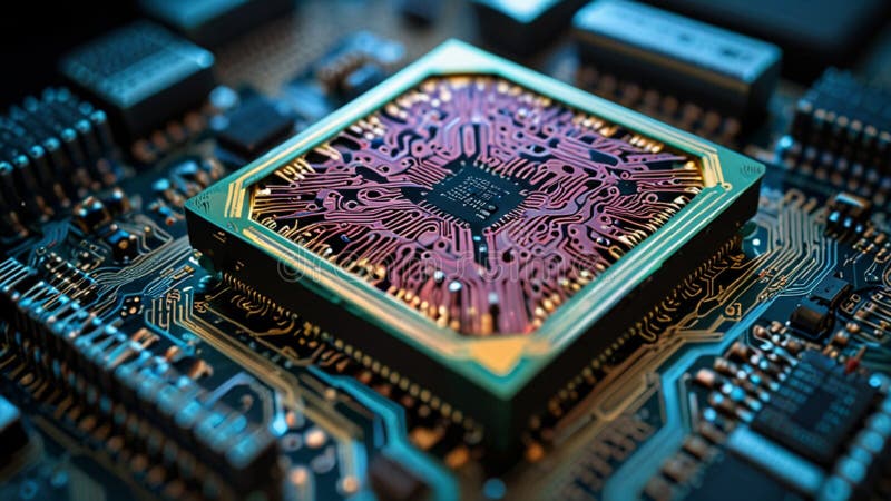 Powerhouse in Miniature: the Intricate Workings of a Computer Chip ...