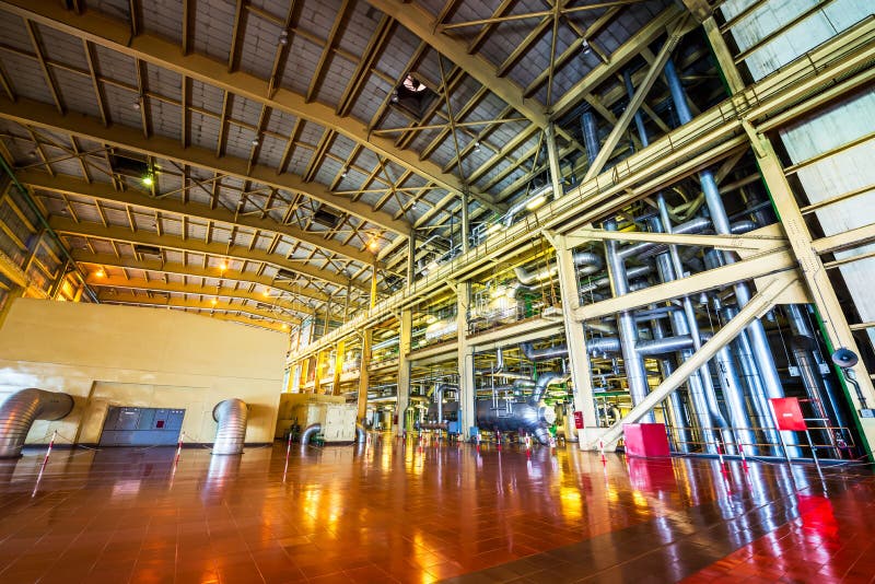 Powerhouse pipe system stock image. Image of industry - 79545349