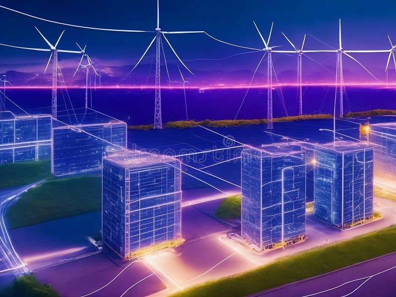 Powering the Future: Capturing the Beauty of the Smart Grid Stock ...