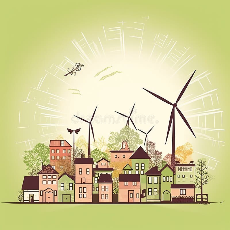 Powering the Future: Embrace the Sustainable Energy Concept. Generative ...