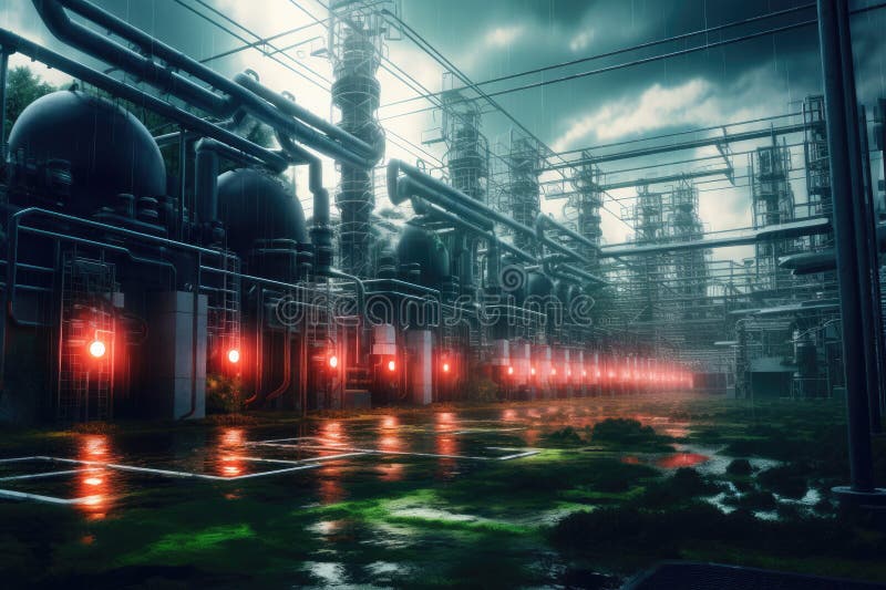 Powering the Future stock illustration. Illustration of environment ...