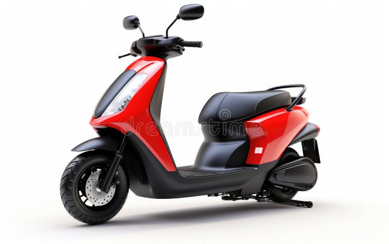 Powering Up the Ride on White Background Stock Image - Image of urban ...