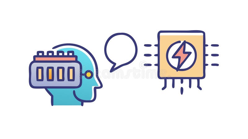 Powering Virtual Reality Icon. VR Headset and Energy Symbol. Vector ...