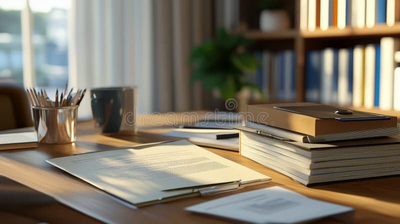 Powerpoint Office Documents Stock Illustration - Illustration of ...