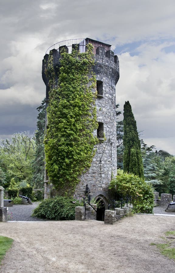 Powerscourt Tower stock photo. Image of historic, powerscourts - 26037000