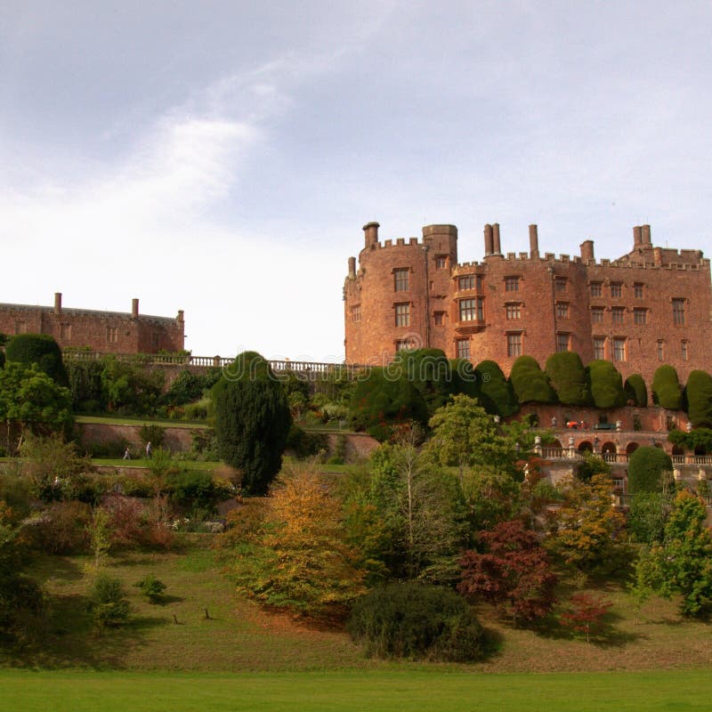 Powis Castle stock image. Image of wales, powys, castle - 232915303