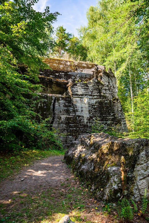 Pozezdrze, Poland - August 15, 2021. SS Field Command Post Hochwald ...