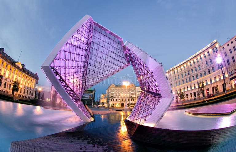 Poznan stock photo. Image of europe, fontain, tourism - 27215020