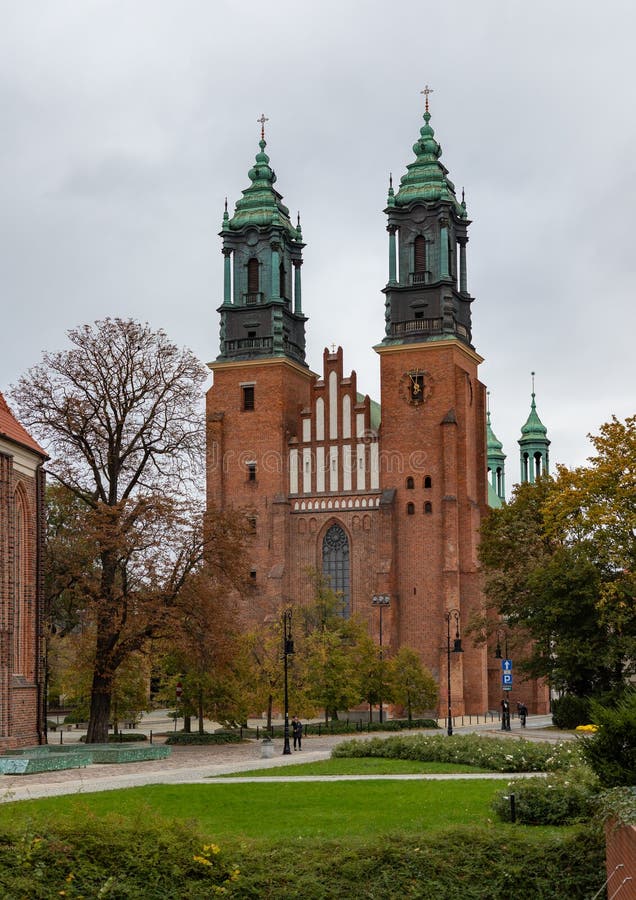 Poznan Cathedral stock photo. Image of building, poznan - 361597798