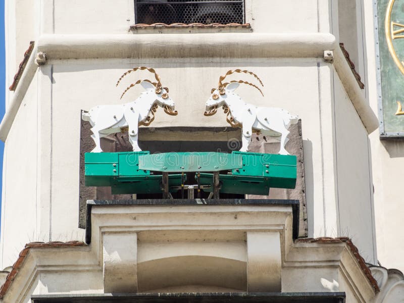 Poznan Goats stock image. Image of renaissance, hall - 44097391