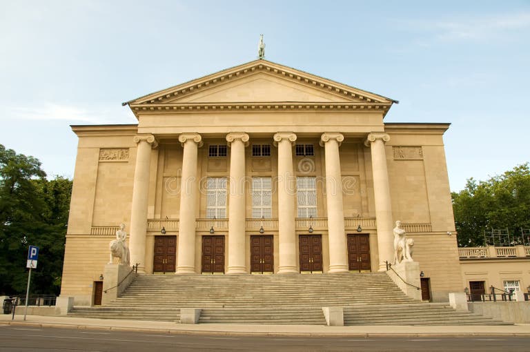 Poznan Opera House stock photo. Image of pegasus, historical - 6031164