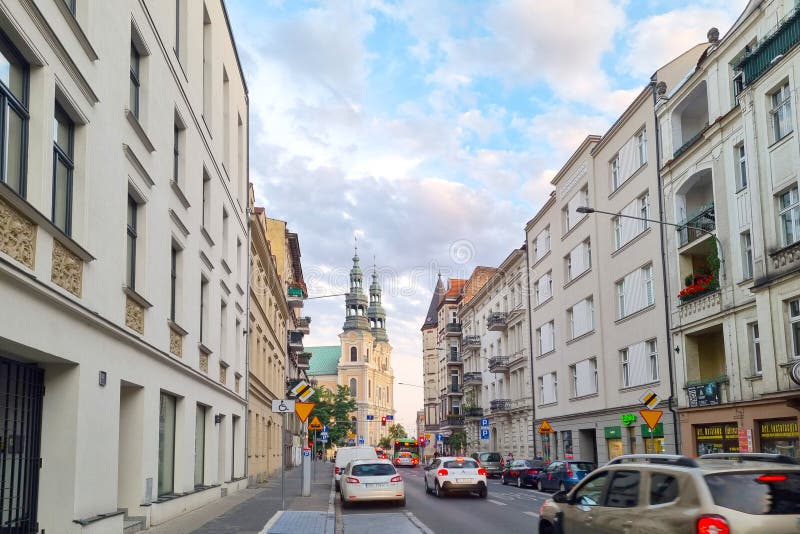 Poznan, Poland, August 15, 2022: Beautiful Streets of Poznan Editorial ...