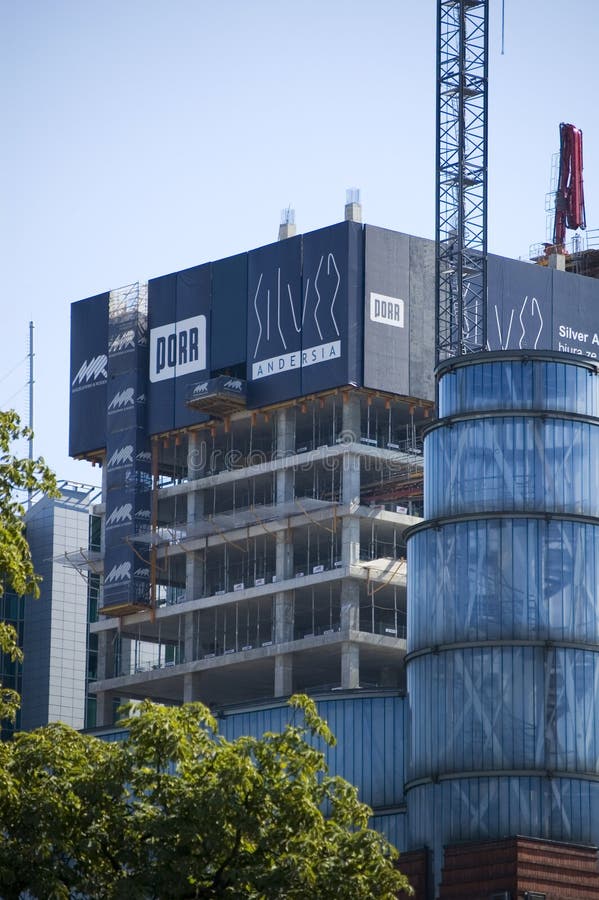 Poznan, Poland - 14 August 2023: Construction of Andersia Silver ...