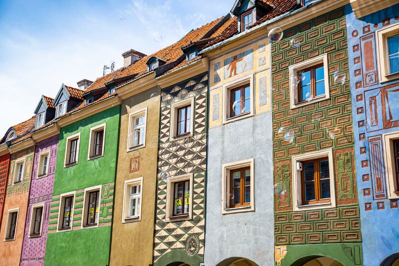 Poznan, Poland - August 09, 2021. Tiny Colored Houses - Main Dominant ...