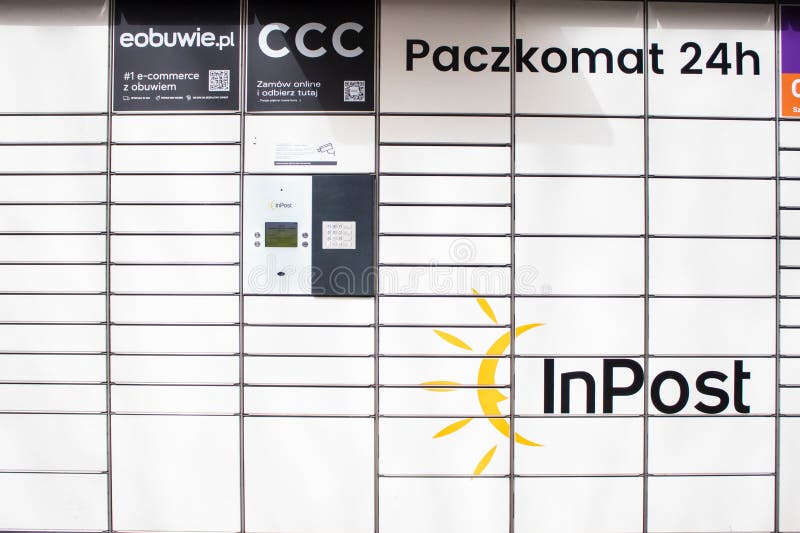 Poznan, Poland - 04.14 editorial stock photo. Image of courier - 315579973