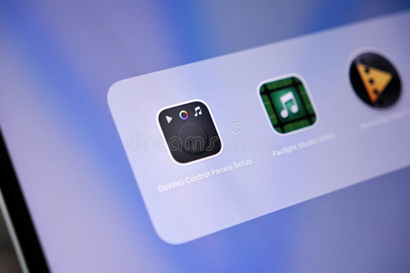 Poznan, Poland - May 15, 2025: DaVinci Control Panels Setup App Icon on ...