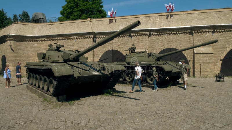 POZNAN, POLAND - MAY 20, 2018. Soviet Era Tanks Editorial Photo - Image ...