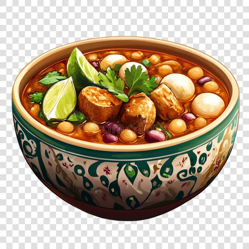 Pozole stock image. Illustration of mexican, foodstuffs - 341487467