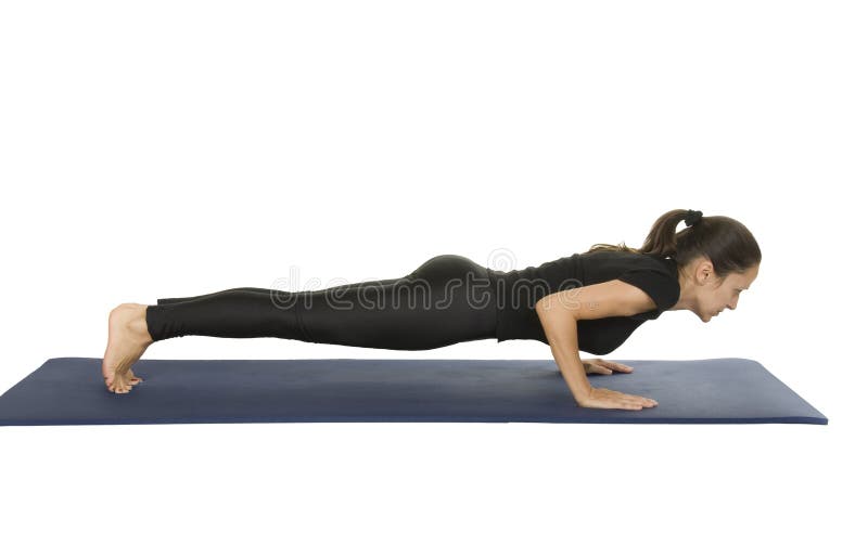 Ardha Chandrasana Robi Przyrodniej Księżyc Pozy Kobiety Joga Zdjęcie ...