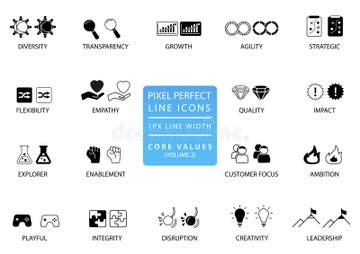 Core Values Symbols Stock Illustrations – 574 Core Values Symbols Stock ...