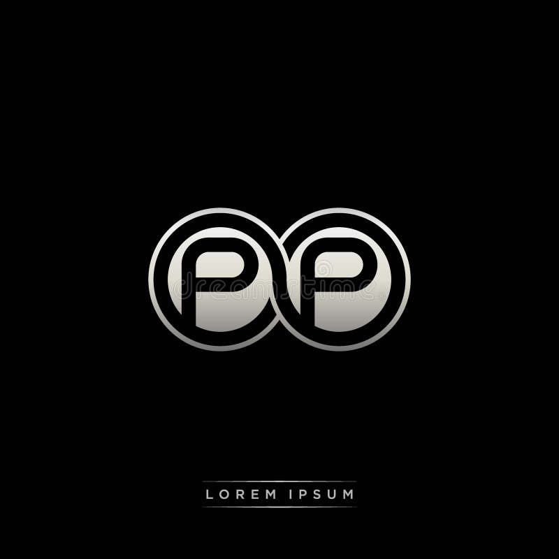 PP Initial Letter Linked Circle Capital Monogram Logo Modern Template ...