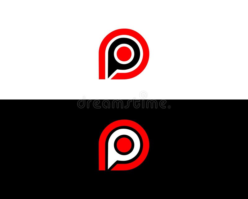 PP and P Letter Initial Logo Design Stock Vector - Illustration of ...