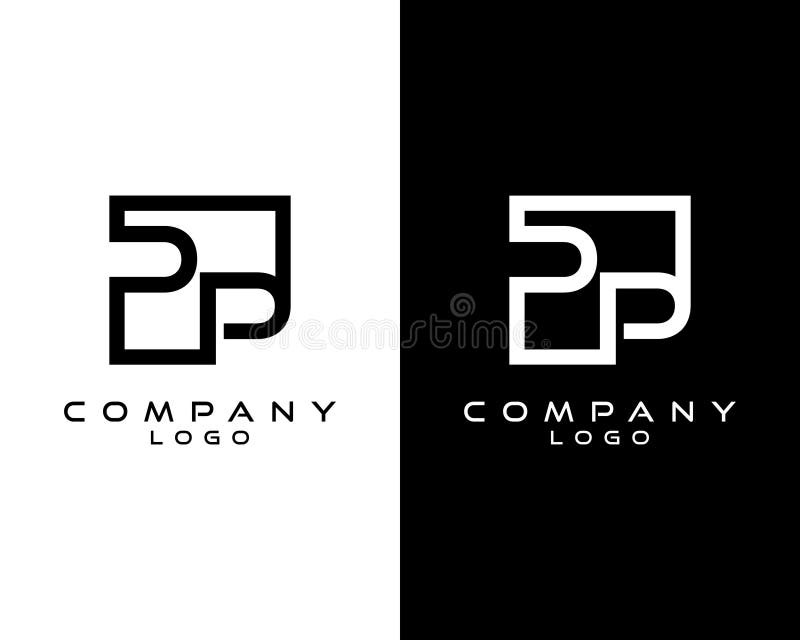 PP, P Letters Logo Design. Simple and Creative Letter Concept ...