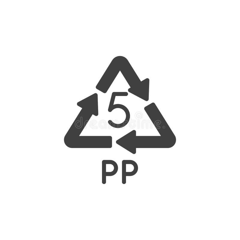 PP plastic vector icon stock vector. Illustration of packaging - 252318212
