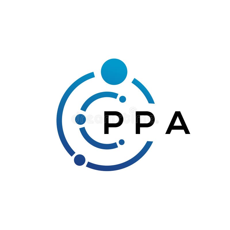 PPA Letter Technology Logo Design on White Background. PPA Creative ...
