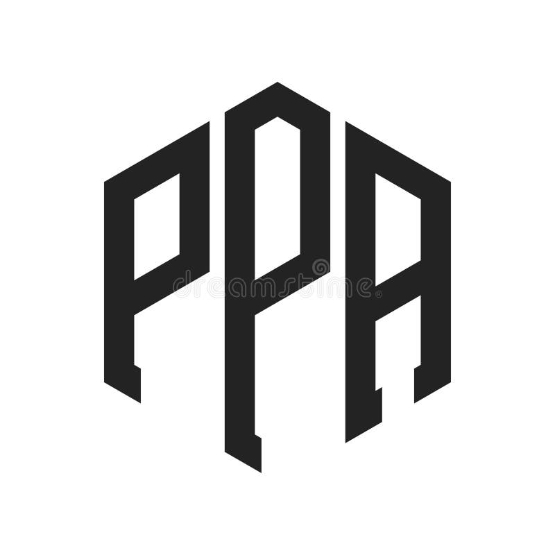 PPA Logo Design. Initial Letter PPA Monogram Logo Using Hexagon Shape ...