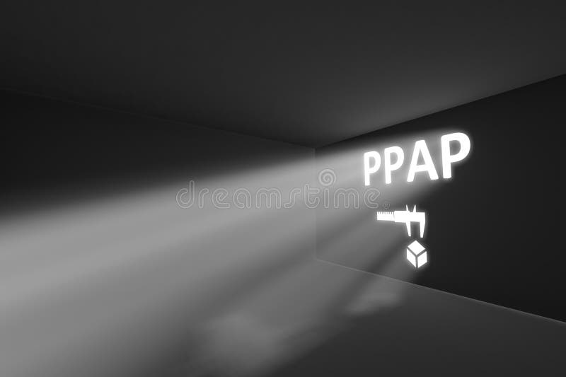 PPAP Rays Volume Light Concept 3d Stock Illustration - Illustration of ...