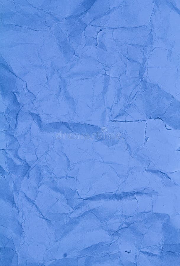 Ppaper Texture Background Blue Color. Crumbled Stock Illustration ...