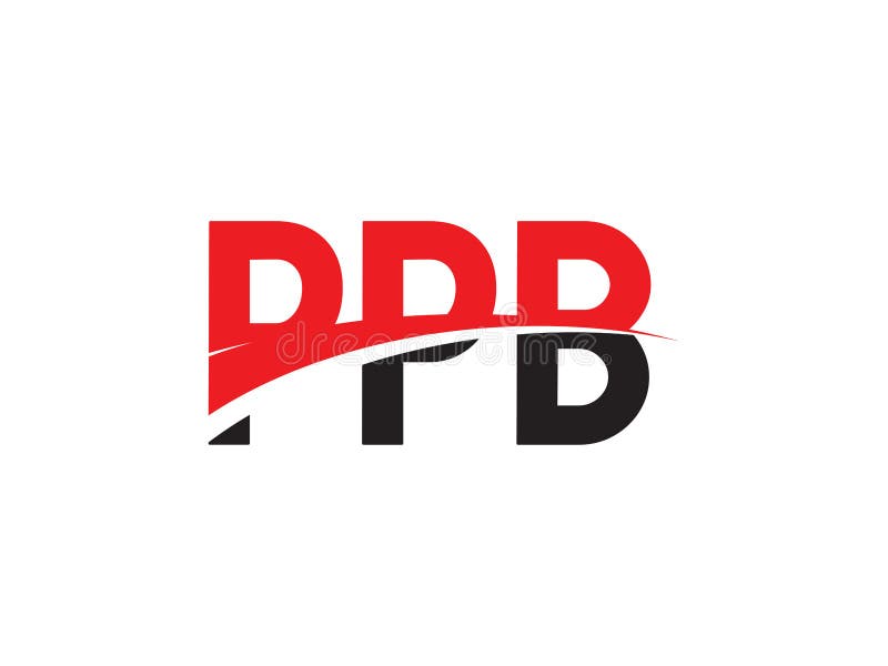 PPB Letter Initial Logo Design Vector Illustration Stock Vector ...