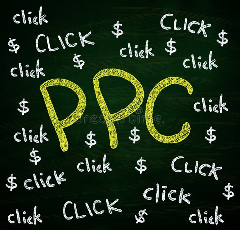 Ppc stock illustration. Illustration of payperclick, finance - 36185265