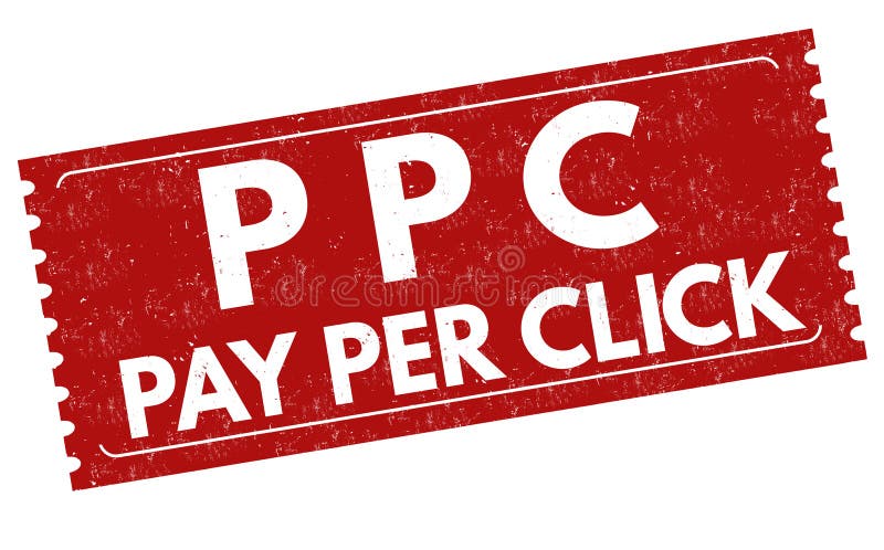 PPC ( Pay Per Click) Grunge Rubber Stamp Stock Illustration ...