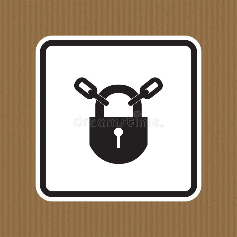 PPE Icon.Keep Locked Symbol Sign on Black Background,Vector Llustration ...