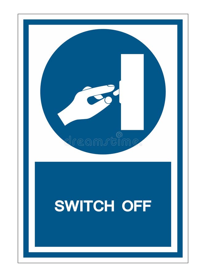 PPE Icon.Switch Off Symbol Sign Isolate on White Background,Vector ...