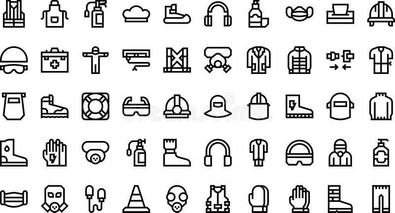 Ppe Icons High-Quality Vector Icons Collection with Editable Stroke ...