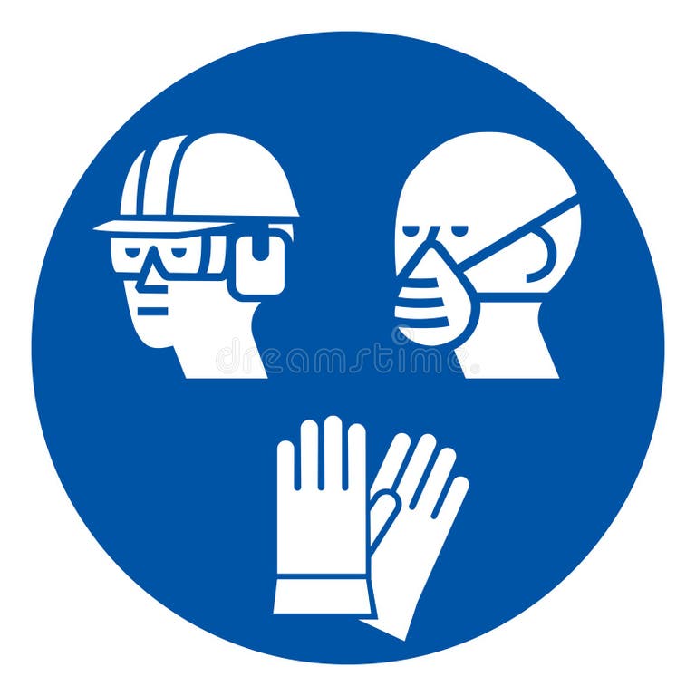 Ppe Required Symbol Stock Illustrations – 5,744 Ppe Required Symbol ...