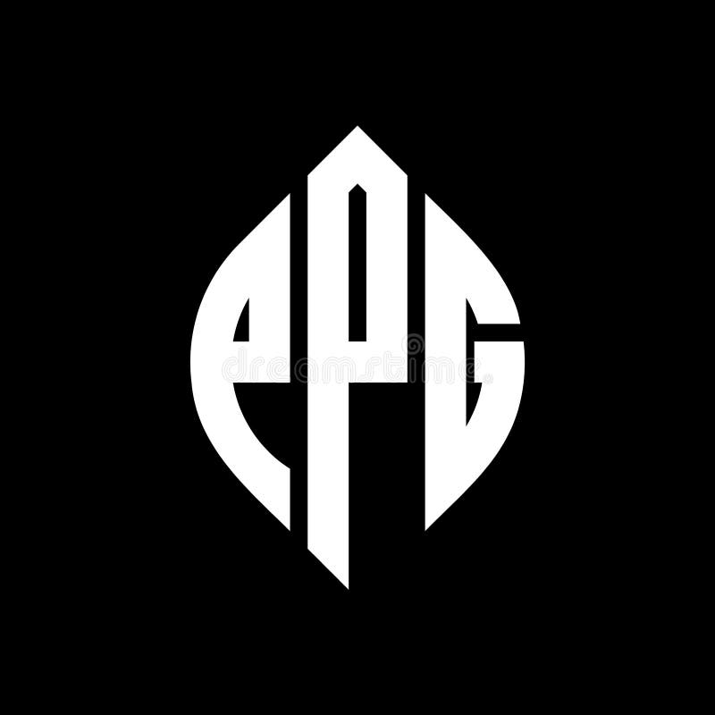 PPG Circle Letter Logo Design with Circle and Ellipse Shape. PPG ...