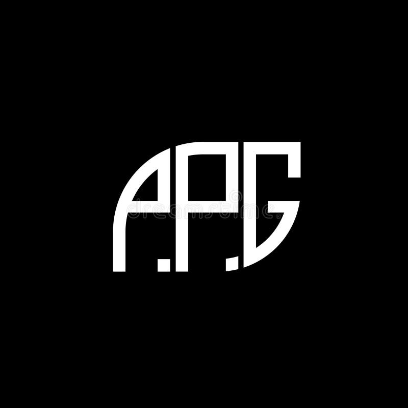 PPG Letter Logo Design on Black Background.PPG Creative Initials Letter ...